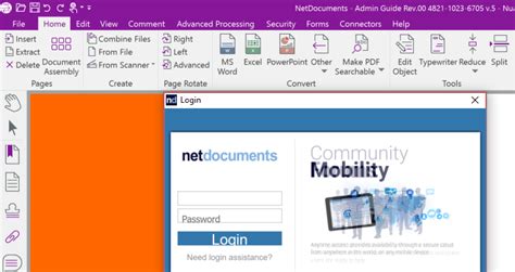 connecting kofax power pdf advanced with netdocuments optiable