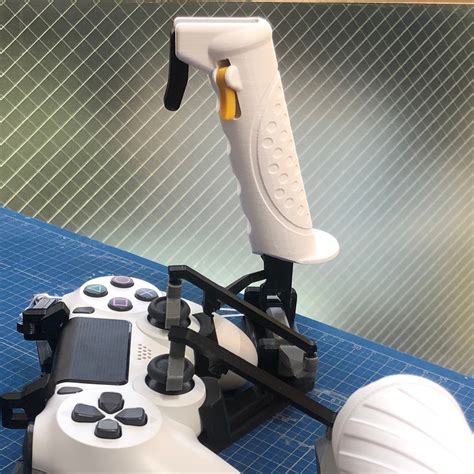 3d Printable Playstation Dualshock Hotas With Dual Triggers Etsy Israel