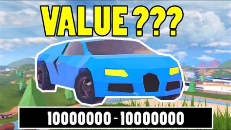 The Current Value Of The Brulee Roblox Jailbreak Youtube