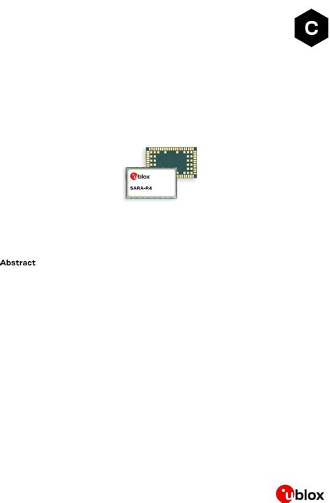 sara r4 n4 series datasheet by u blox digi key electronics