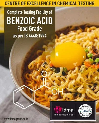 Benzoic Acid Testing Services In Panchkula Id 2852546509262