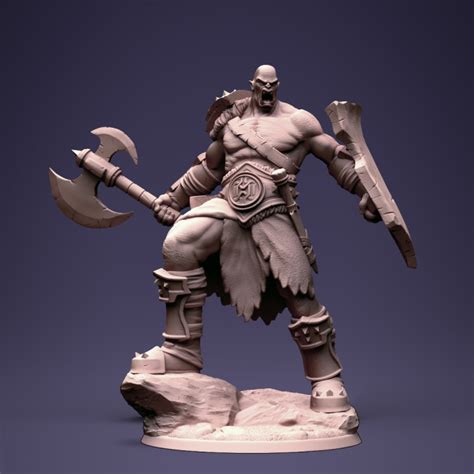 3d Printable Orc Pack By Clynche Art