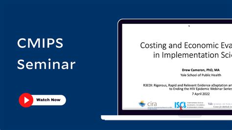 Costing And Economic Evaluations In Implementation Science