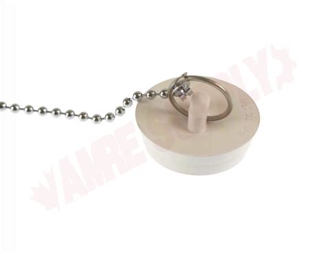 314CS L OS B Waste Overflow Assembly Plug Chain Style Brass Offset Chrome AMRE Supply