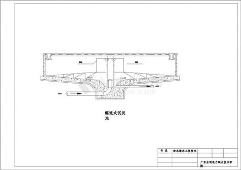 某市污水厂全套施工设计cad图纸 含污水厂平面布置图 自来水厂 土木在线