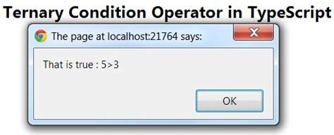 Ternary Conditional Operator In Typescript