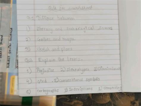 Q A For Worksheet Q Difference Between StudyX