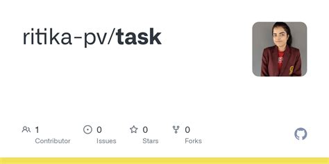 Github Ritika Pv Task