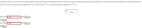 Solved In The Figure A Currenti 10 A Is Set Up In A Long Chegg Com