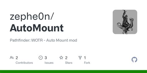 Github Zephe0nautomount Pathfinder Wotr Auto Mount Mod