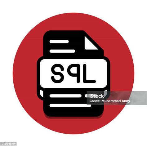 Sql File Type Database Icon Document Files And Format Extension Symbol