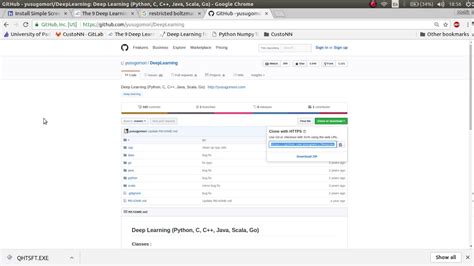Beginners Install Git And Cloning The Github Project Youtube
