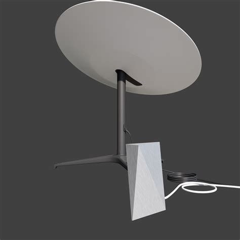 3d Model Starlink Dish And Router 3d Model Low Turbosquid 2254949