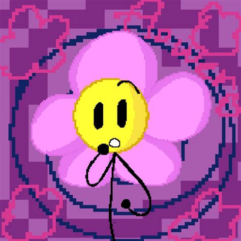 Bfb If It Was Pixelated Part One Flower R Battlefordreamisland