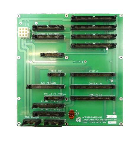 Amat Applied Materials 0100 20024 Analog Stepper Distribution Pcb Card Semiconductor Spares Store