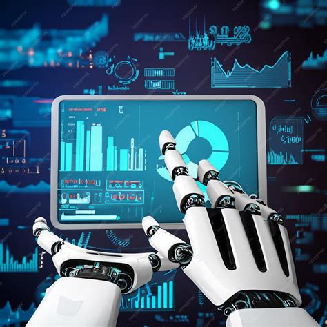 Premium Photo Robotic Rpa Big Data Analysis Automation Trading Robot