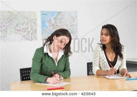 Cheating During Test Image Photo Free Trial Bigstock