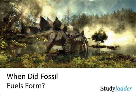 When Did Fossil Fuels Form 4 Slides Studyladder Interactive Learning Games