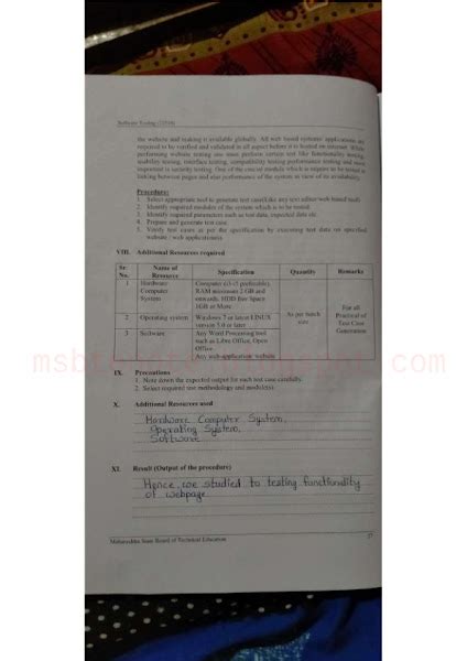 Software Testing Solved Manual Answers Pdf Ste Msbte 22518