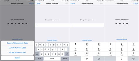 Going Back To A Four Digit Passcode In Ios 9