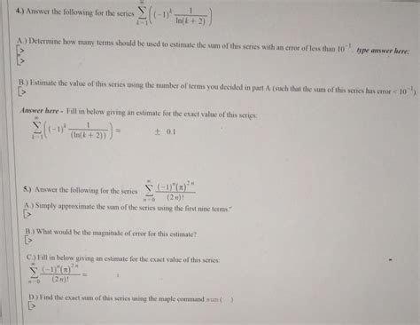 Solved 2this Is A Math Question On Maple The Software Maple