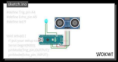 Blind Stick Wokwi Esp32 Stm32 Arduino Simulator