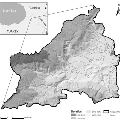 The Spatial Layout Of The Study Area Download Scientific Diagram