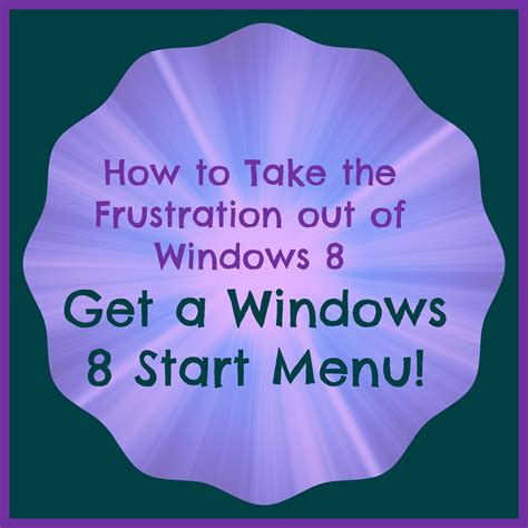 frustration free windows 8 get a windows 8 start menu german pearls