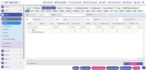 How To File GSTR 1 Form Via Gen GST Software V2 0 Java Secured