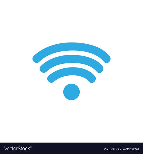 Colorful Wifi Symbol Digital Internet Royalty Free Vector