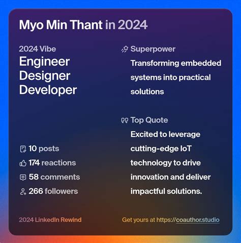 Myo Min Thant On Linkedin Embeddedsystems Iot Techjourney