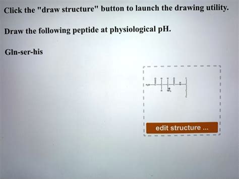 solved click the draw structure button to launch the drawing utility