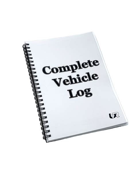 Vehicle Logbook Unrivaledvehicle Logbook Complete Vehicle Logbook