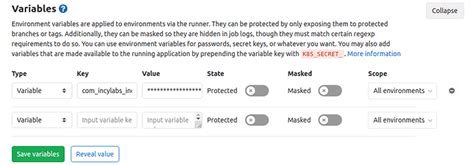Secret Gralde Properties Gitlab Ci Gitlab Cicd Gitlab Forum