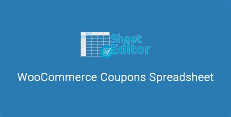 Wp Sheet Editor Woocommerce Coupons Spreadsheet 1 3 56