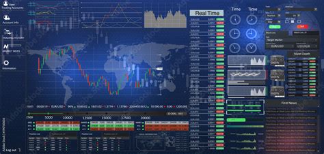HUD UI For Business App Futuristic User Interface HUD And Infographic Elements Abstract