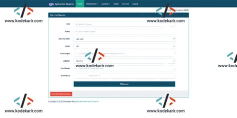 sistem informasi absensi berbasis web php