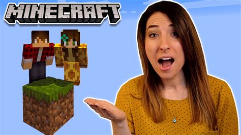 Surviving Minecraft With Only One Block Ep 01 Youtube