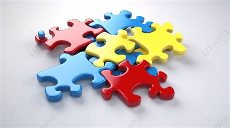흰색 배경에 있는 직소 퍼즐 조각의 공동 브레인스토밍 3d 렌더링 3d 배경 3d 렌더링 배경 직소 퍼즐 배경 이미지 Hd 3d 3d 렌더링 직소 퍼즐 배경 사진