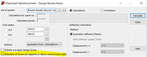 is it possible to reduce moments over supports in rc slab provided