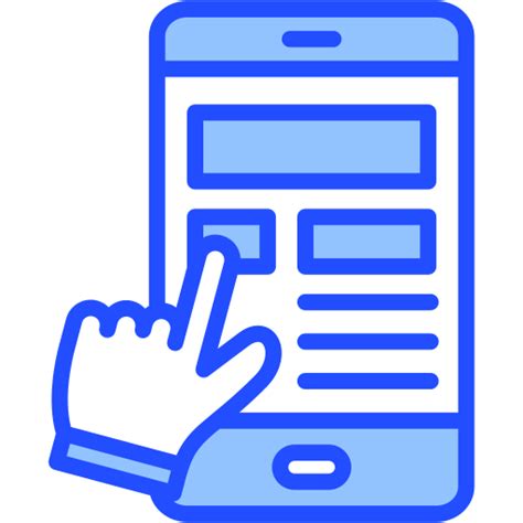 Touch Screen Generic Color Lineal Color Icon