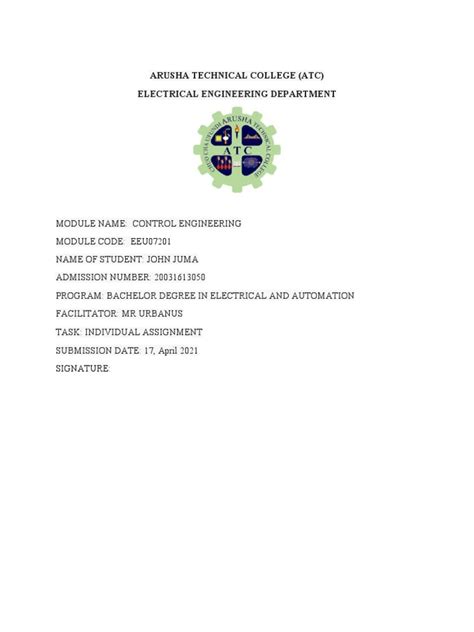 An Automatic Toaster Control System Pdf