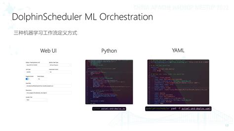 5周捷光 Dolphinscheduler调度机器学习场景任务