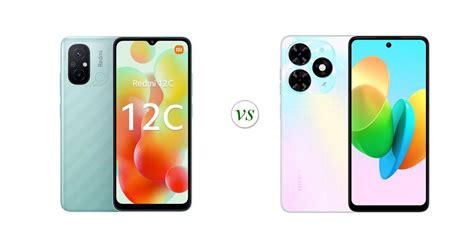 Xiaomi Redmi 12c Vs Tecno Spark 20c Side By Side Specs Comparison