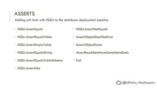 Adding Unit Tests To The Database Deployment Pipeline PDF