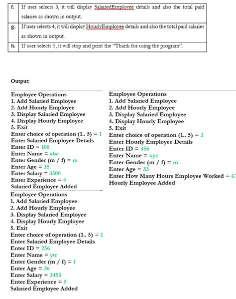 Solved 1 Write Java Application As Per Class Diagram And