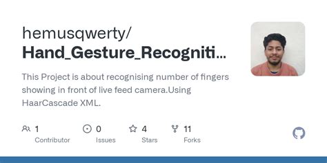 Github Hemusqwerty Hand Gesture Recognition This Project Is About Recognising Number Of