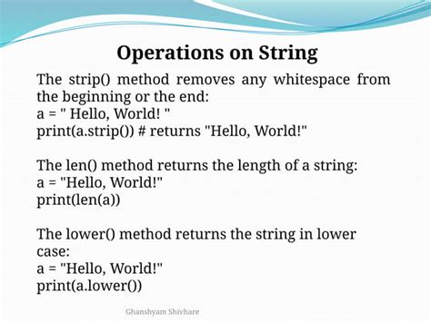 Day5 String Python Language For Btech Pptx Day5 String Python Language For Btech Pptx