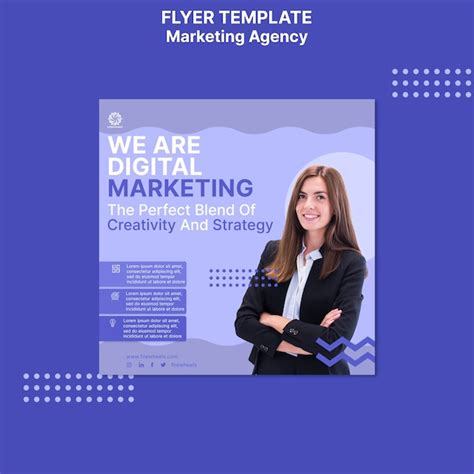Free Psd Marketing Agency Template Design