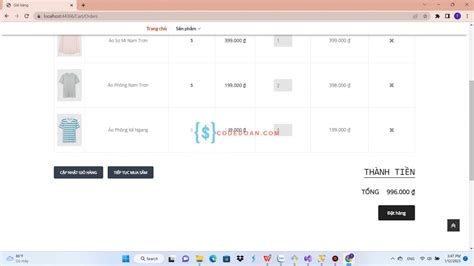 Website Asp Net Mvc Qu N L Shop Th I Trang Csdl Sql Sever S N Giao D Ch Source Code Chia S